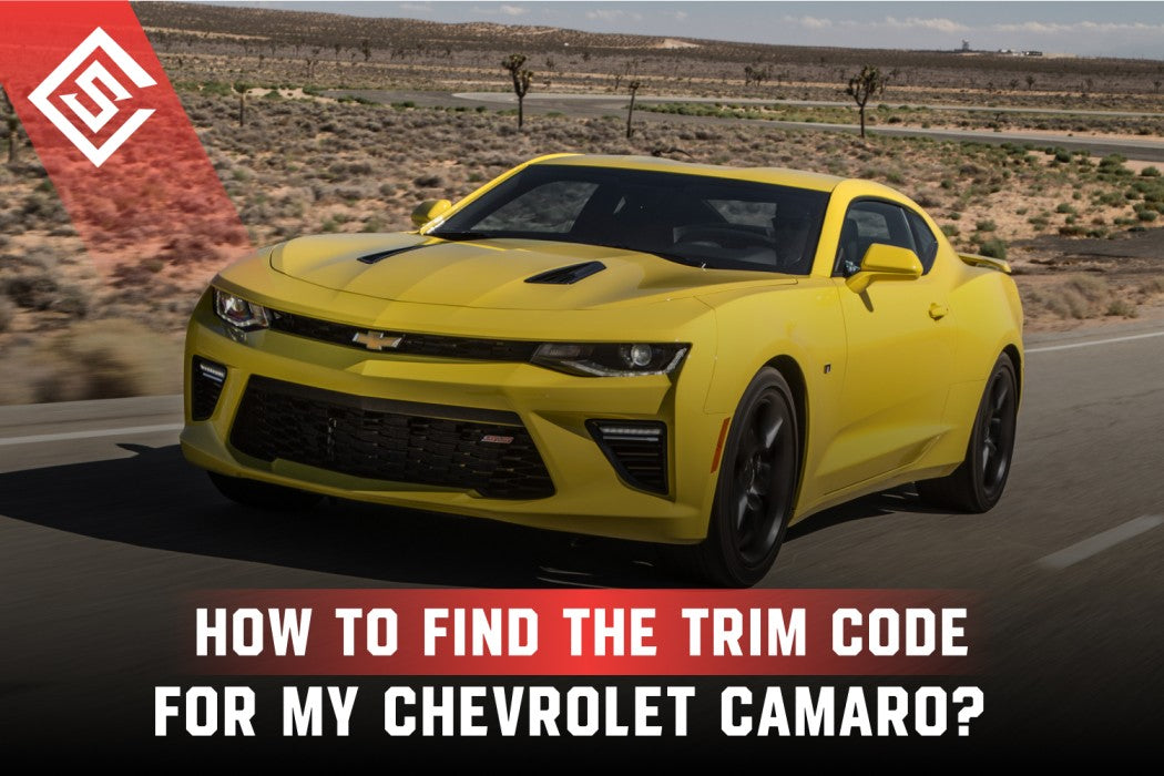 How to Find the Trim Code for My Chevrolet Camaro? – Seat Cover Solutions